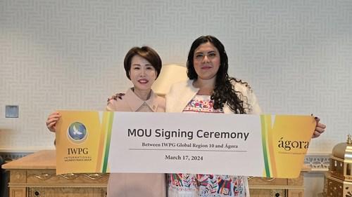 IWPG, 69차 UN CSW에서 멕시코 AGORA와 평화 협력 MOU 체결:브레이크뉴스 대전/세종/충청본부